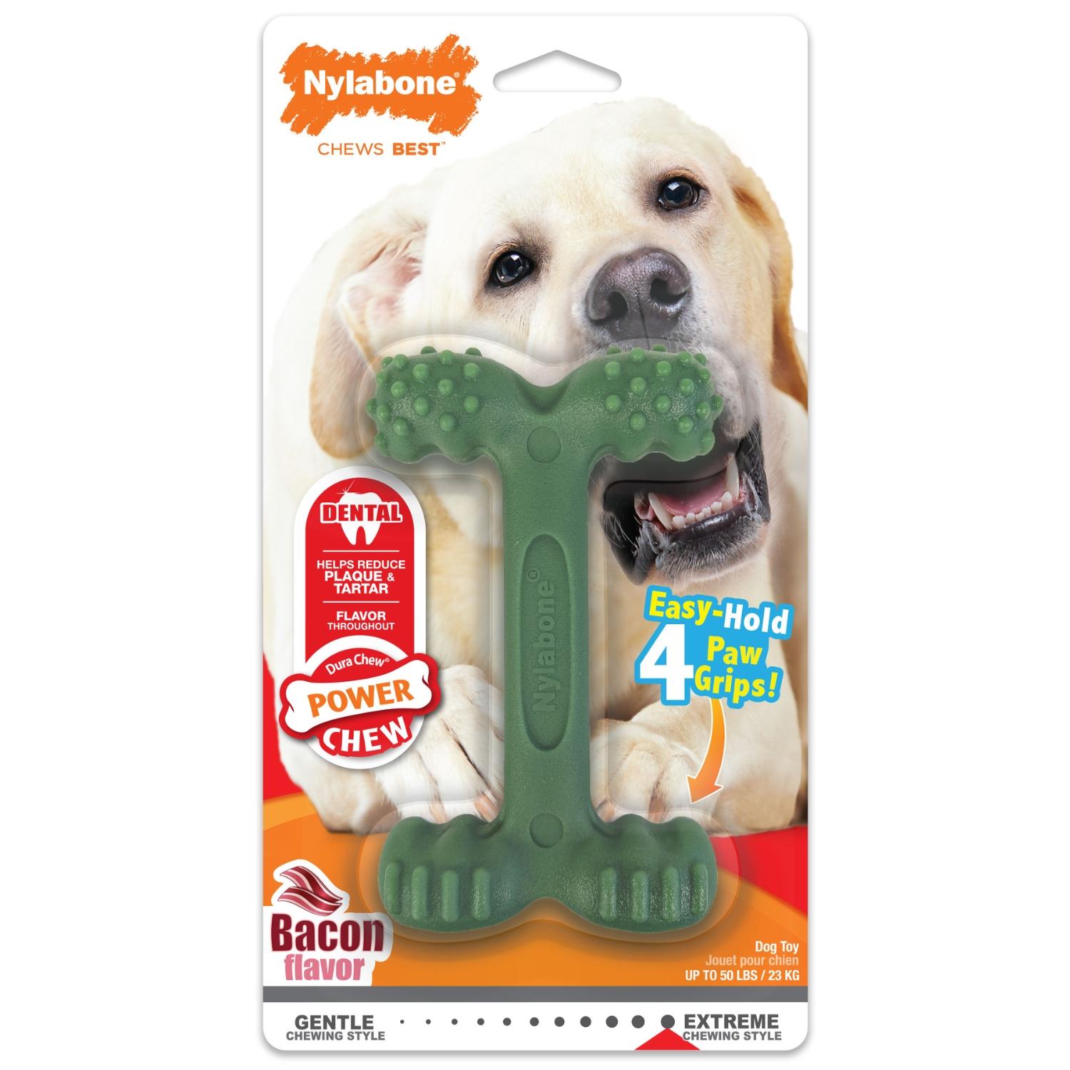 Bacon Extreme Easy Hold Bone - Large - Nylabone